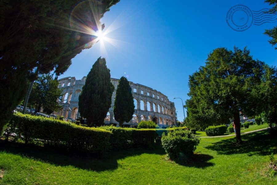 Pula, grad vila - Hrvatska 360° ~ Moje Razglednice